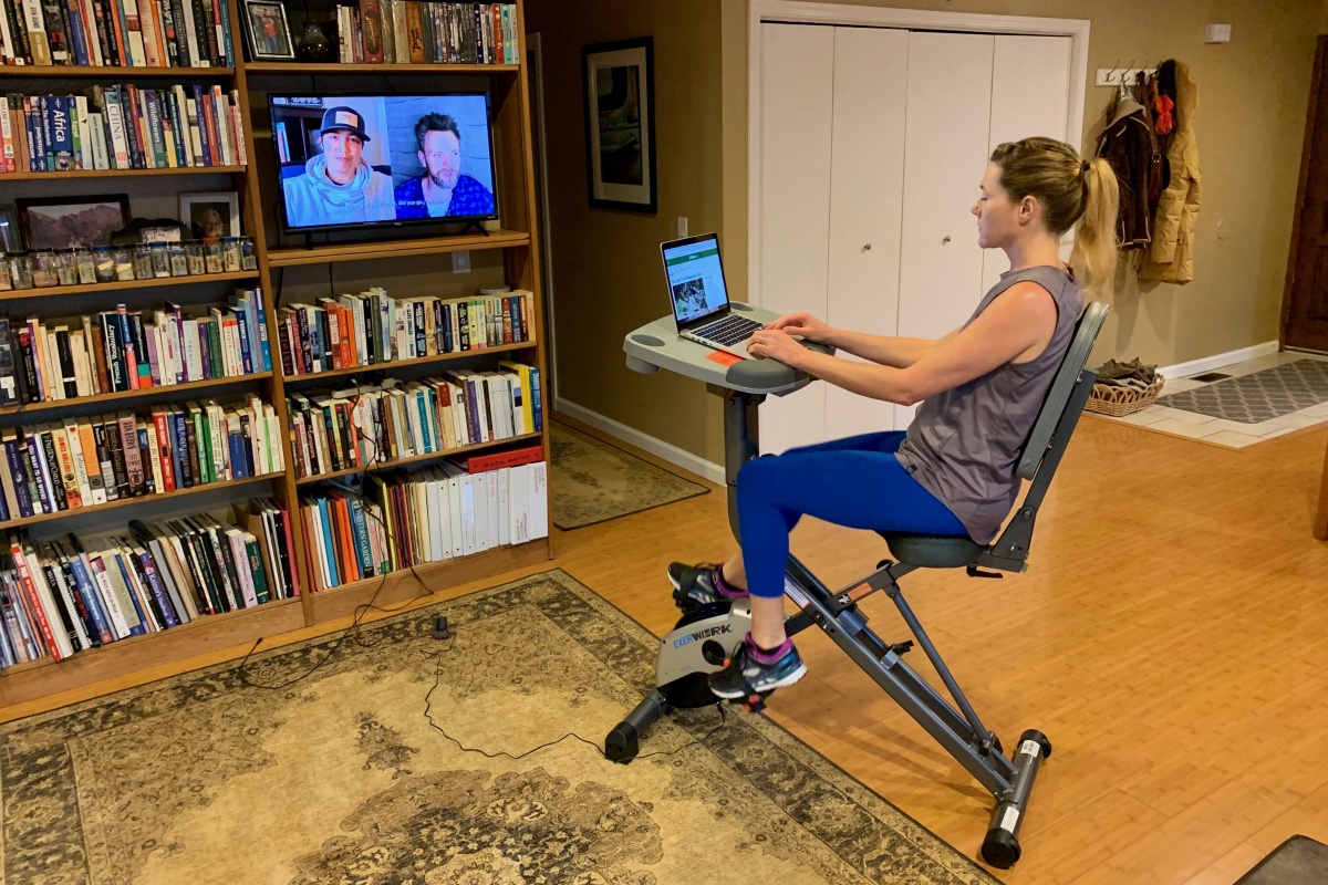 Exerpeutic Exerwork 2000i Folding Exercise Desk Bike Review | Tested